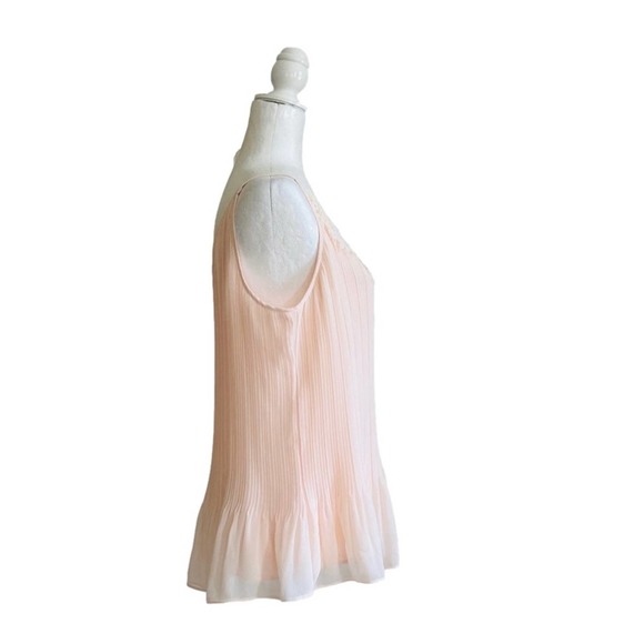 Chico's | Tops | Nwt Chicos Peach Pink Lace Clam Shell Convertible ...